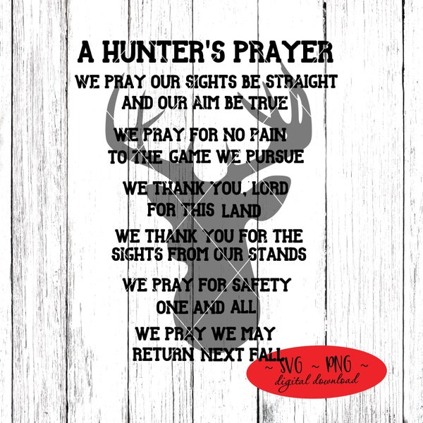 Hunters Prayer - Etsy