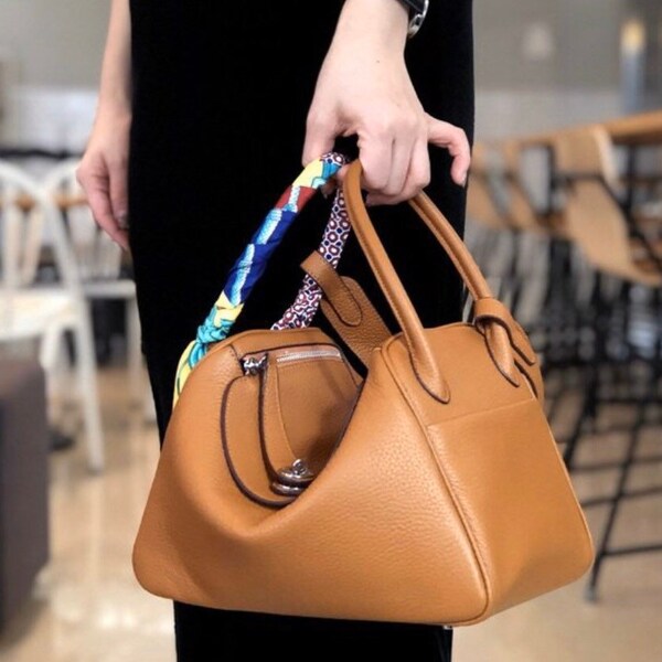 Camel Leather Bag - Etsy