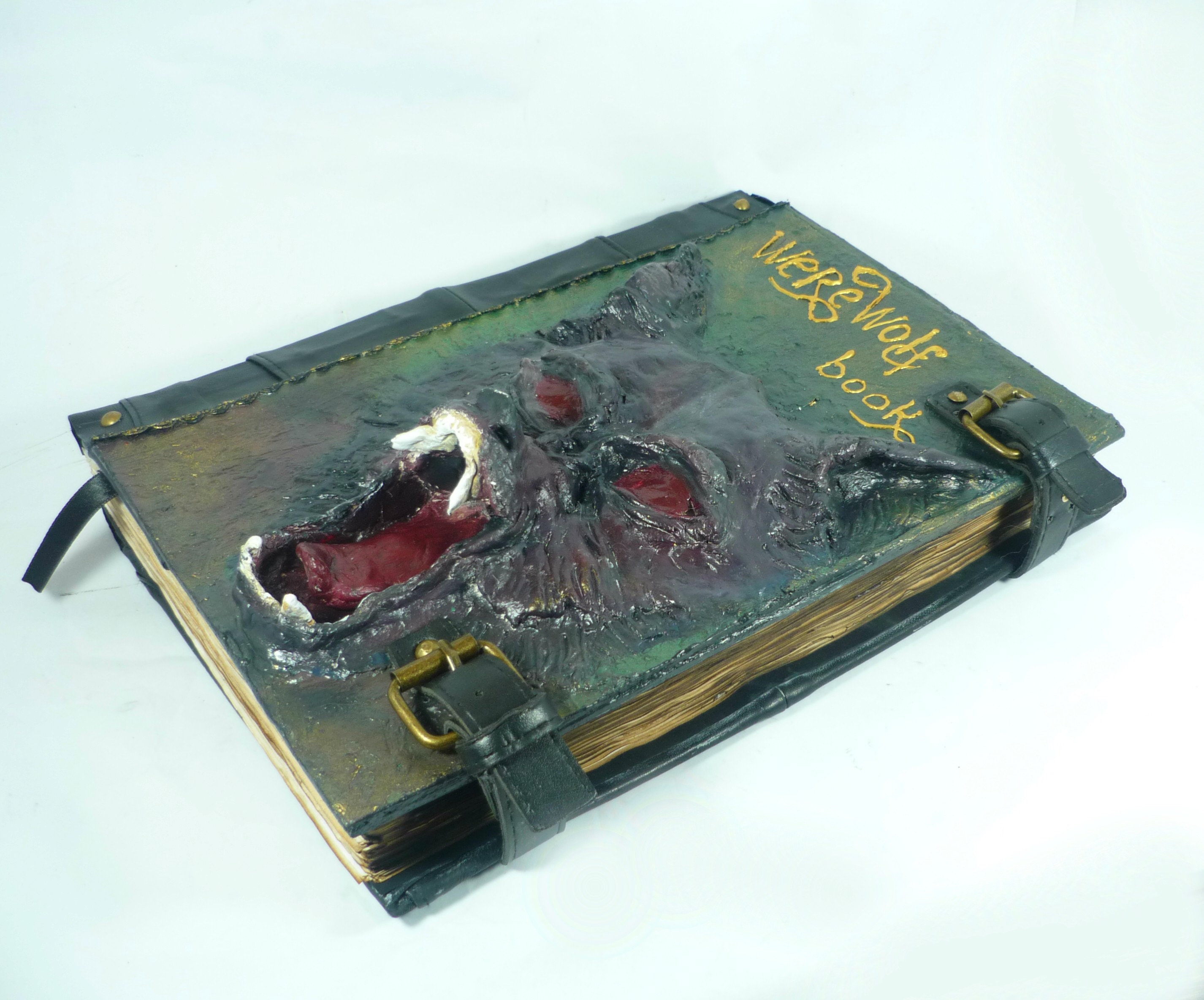 Old Leather Book of Shadows With Blank Pages/grimoire Journal/vampire ...