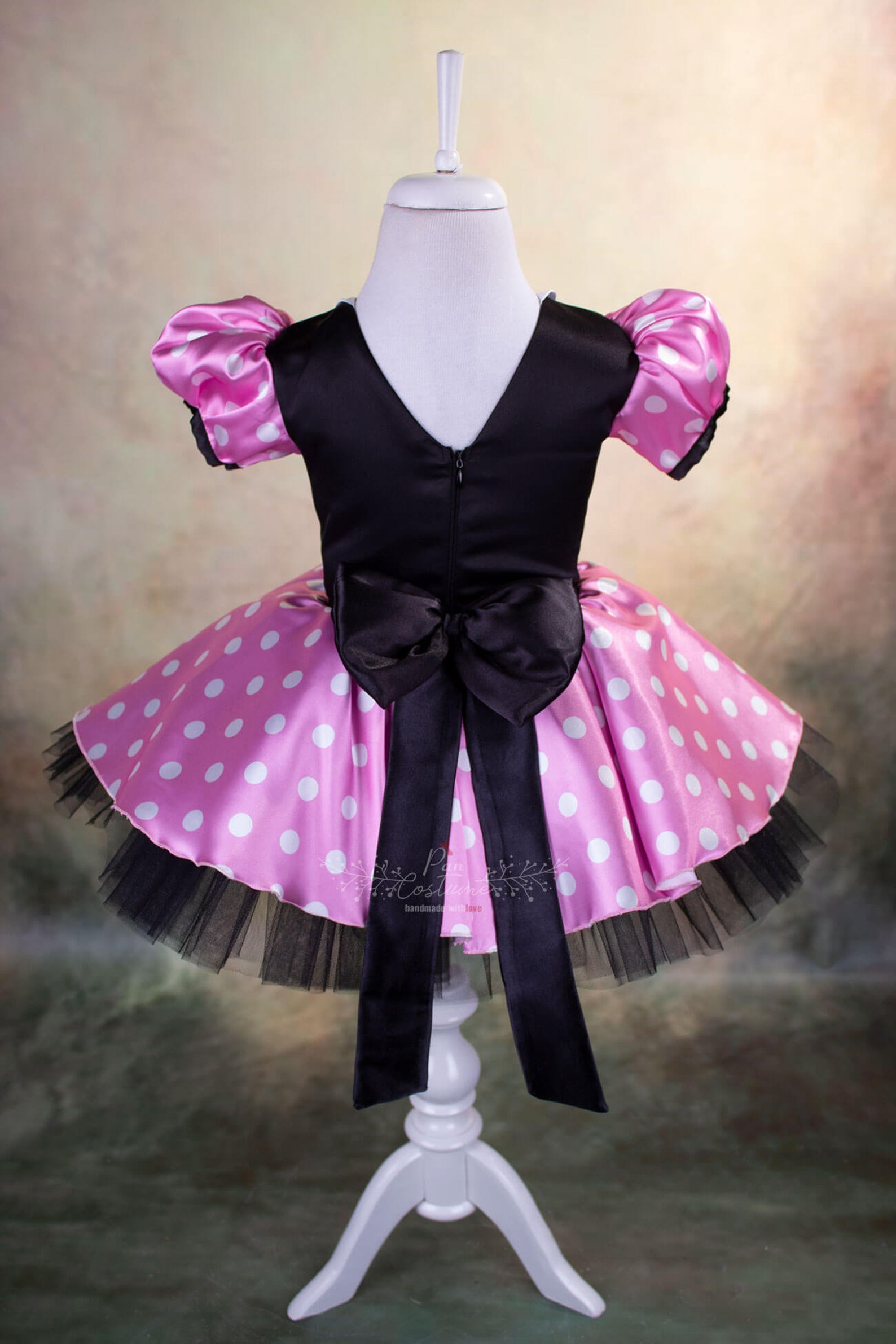 Minnie Mouse Dress and Headpiece Set for Toddlers, Minnie Birthday ...