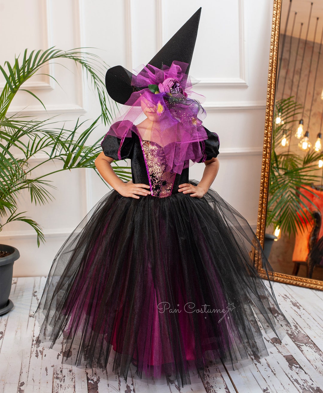 Magical Witch Costume for Girls, Halloween Costume - Etsy