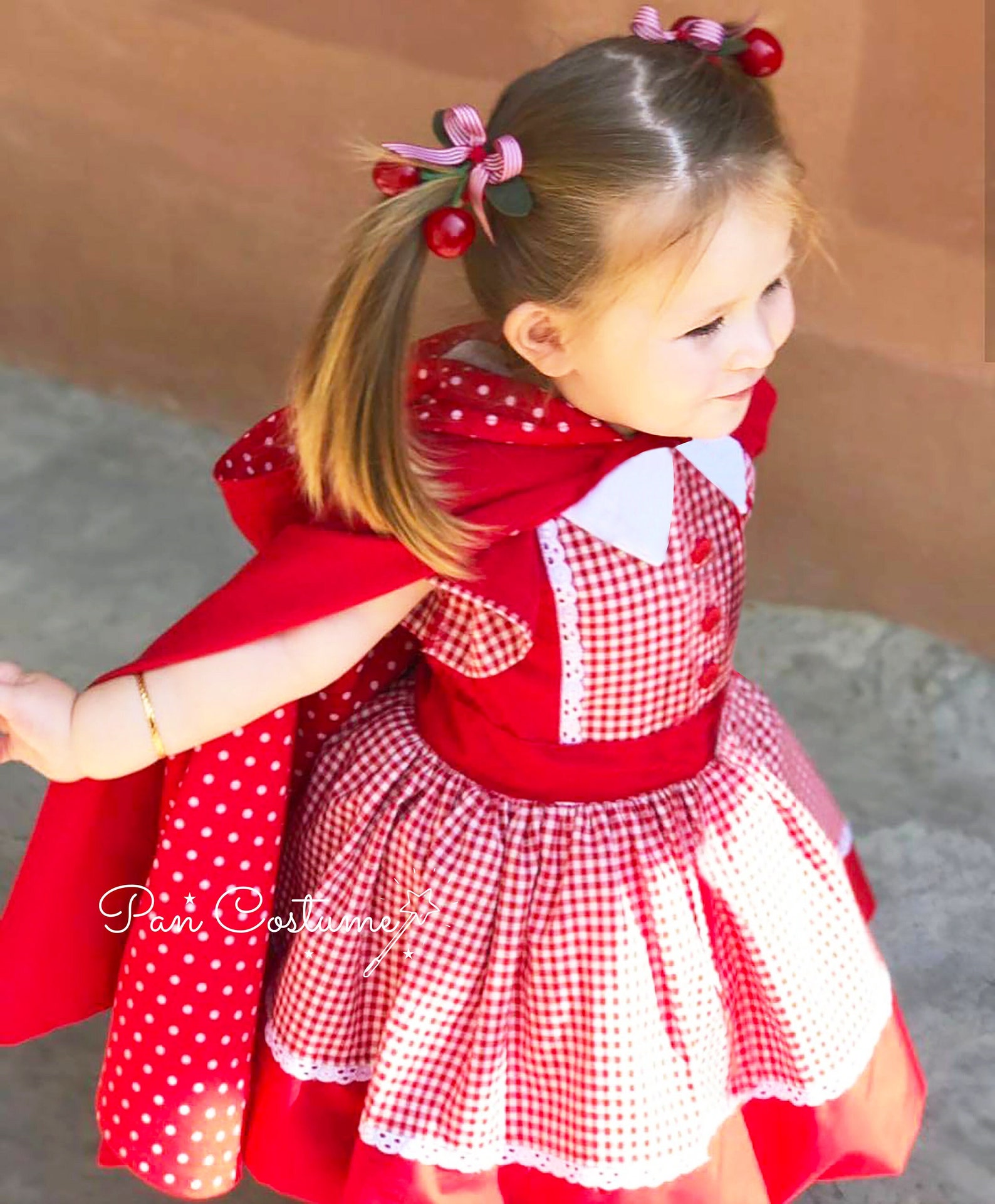 Little Red Riding Hood Dress and Cape for Toddlers - Etsy