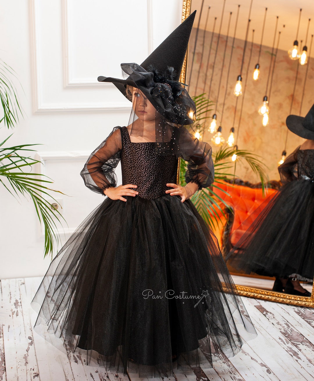 Witch Costume for Girls, Sweet Witch Dress - Etsy