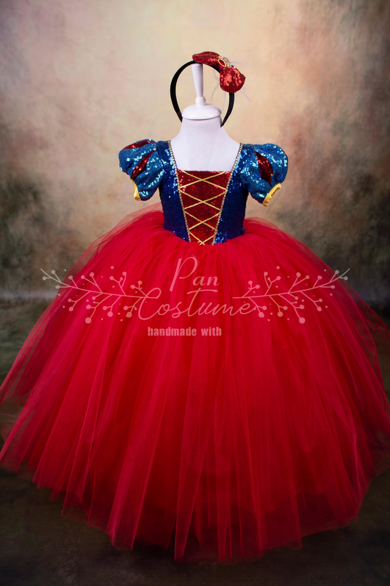 Red Snow White Costume Snow White Birthday Dress Red Skirted - Etsy