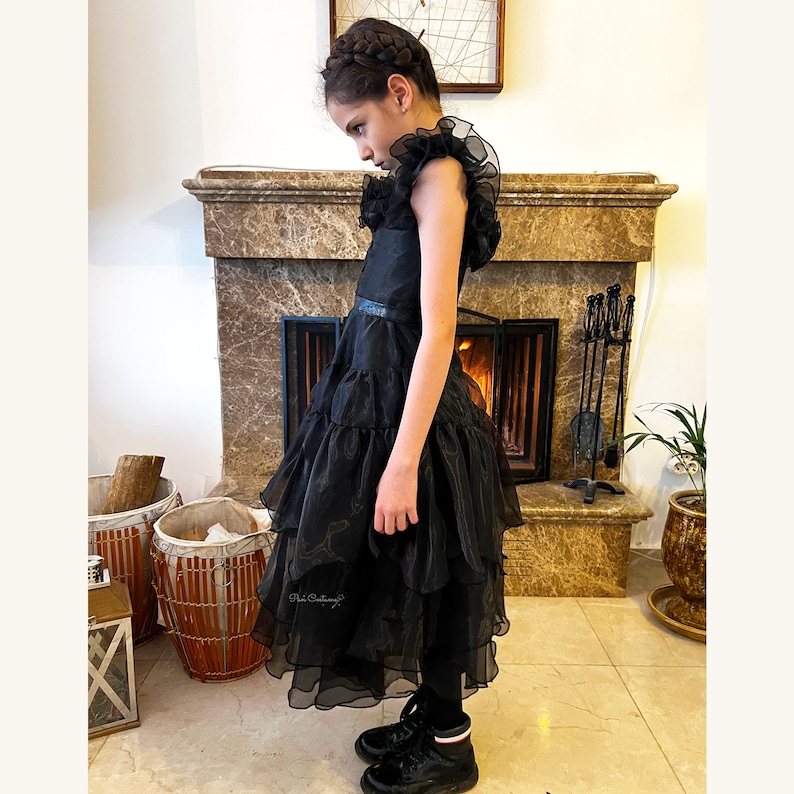 Wednesday Addams Costume Wednesday Prom Dress - Etsy