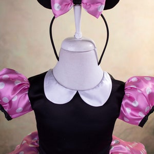 Minnie Mouse Dress and Headpiece Set for Toddlers, Minnie Birthday ...