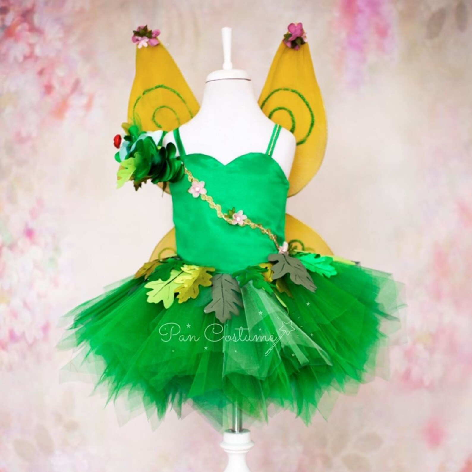 Tinkerbell Fairy Costume Tinkerbell Birthday Dress for Girl | Etsy