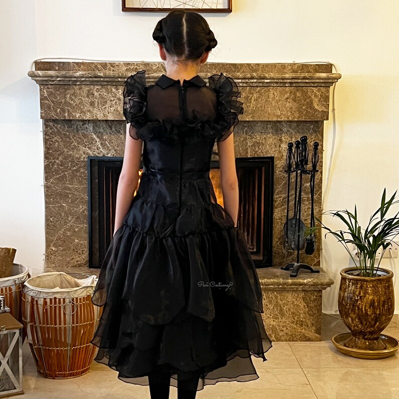 Wednesday Addams Costume Wednesday Prom Dress - Etsy