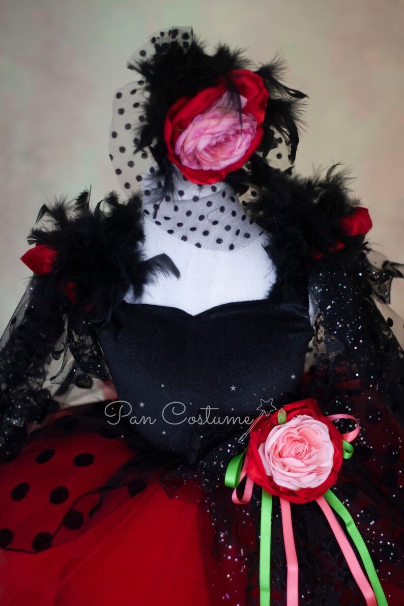Red and Black Witch Costume Halloween Costume Ladybug Witch - Etsy