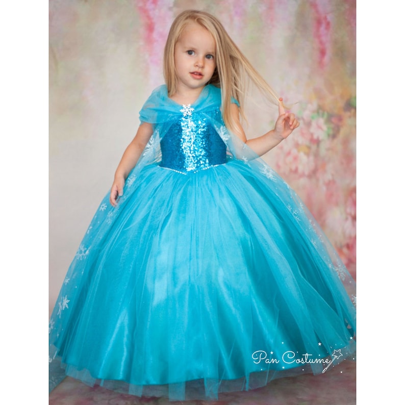 Elsa Dress for Toddler Frozen Elsa Halloween Costume Frozen - Etsy