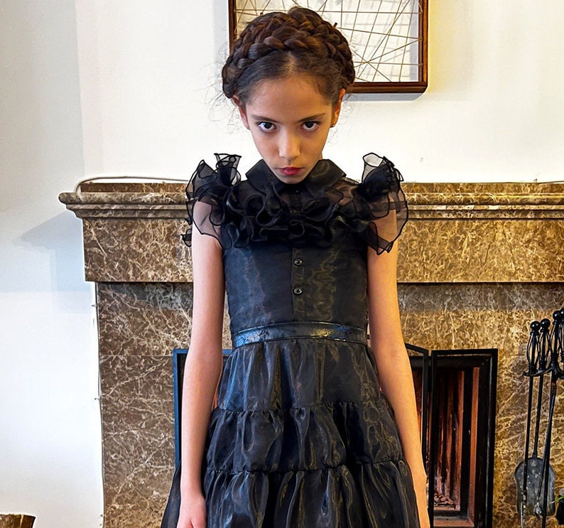 Wednesday Addams Costume Wednesday Prom Dress - Etsy