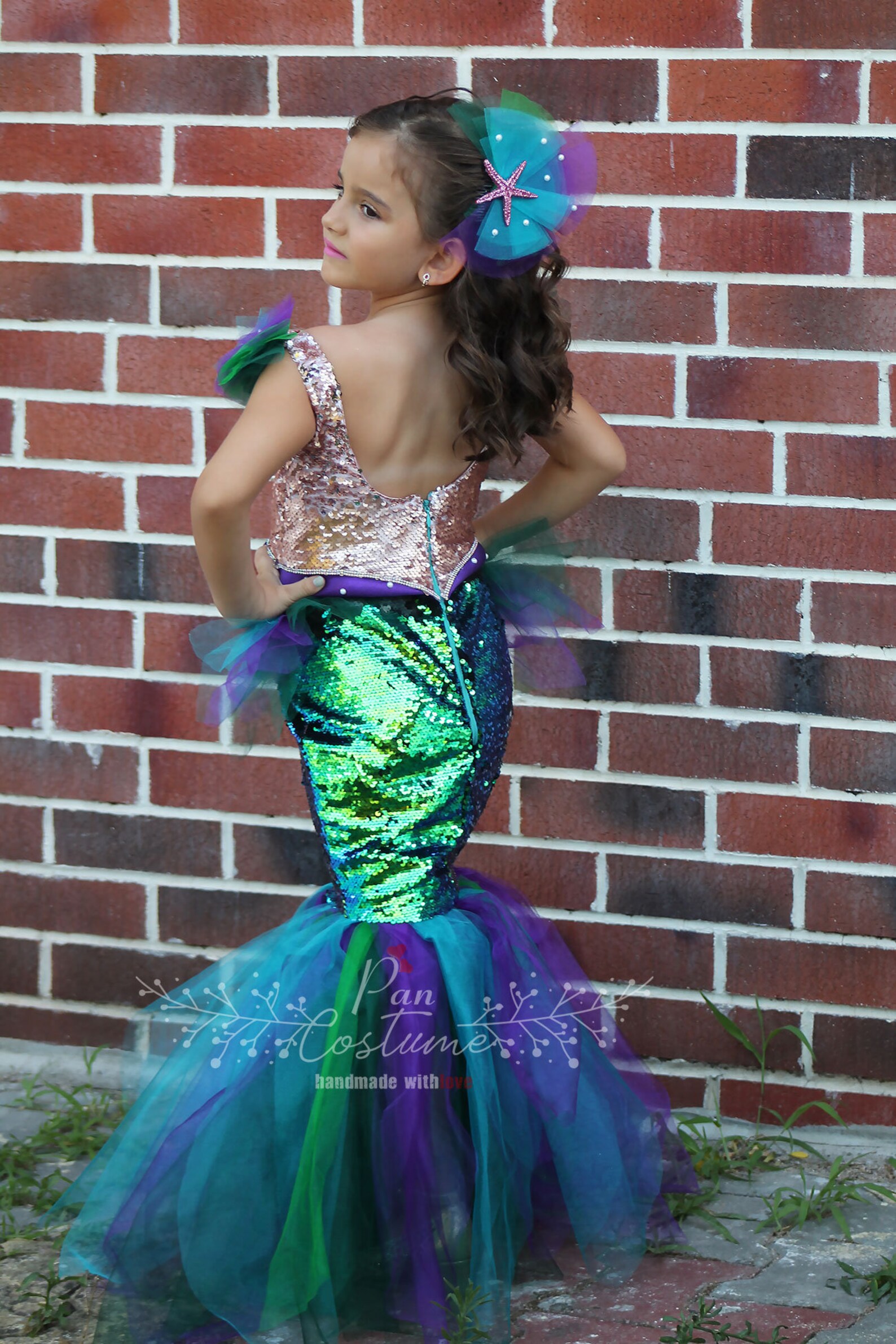 Ariel Little Mermaid Costume, Mermaid Outfit - Etsy