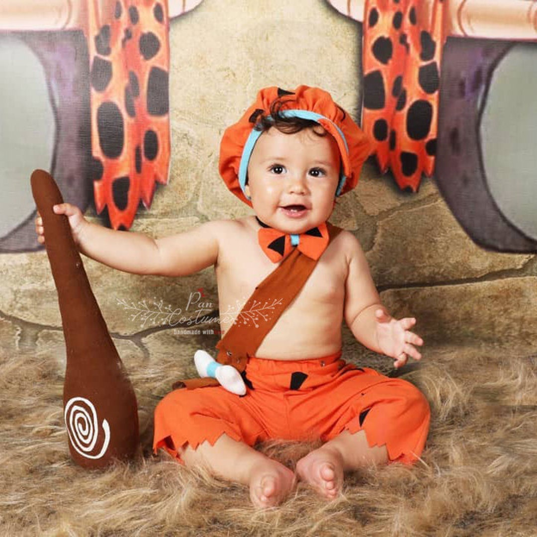 Bam Bam Costume for Toddler First Birthday Costume Bam Bam Outfit for Toddlers 1st Birthday Boy Costume Etsy