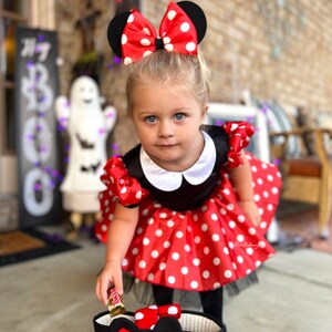 Minnie Mouse Baby Dress, Toddler Birthday Costume - Etsy