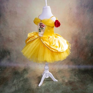 Mini Princess Belle Costume, Beauty and the Beast Belle Dress - Etsy