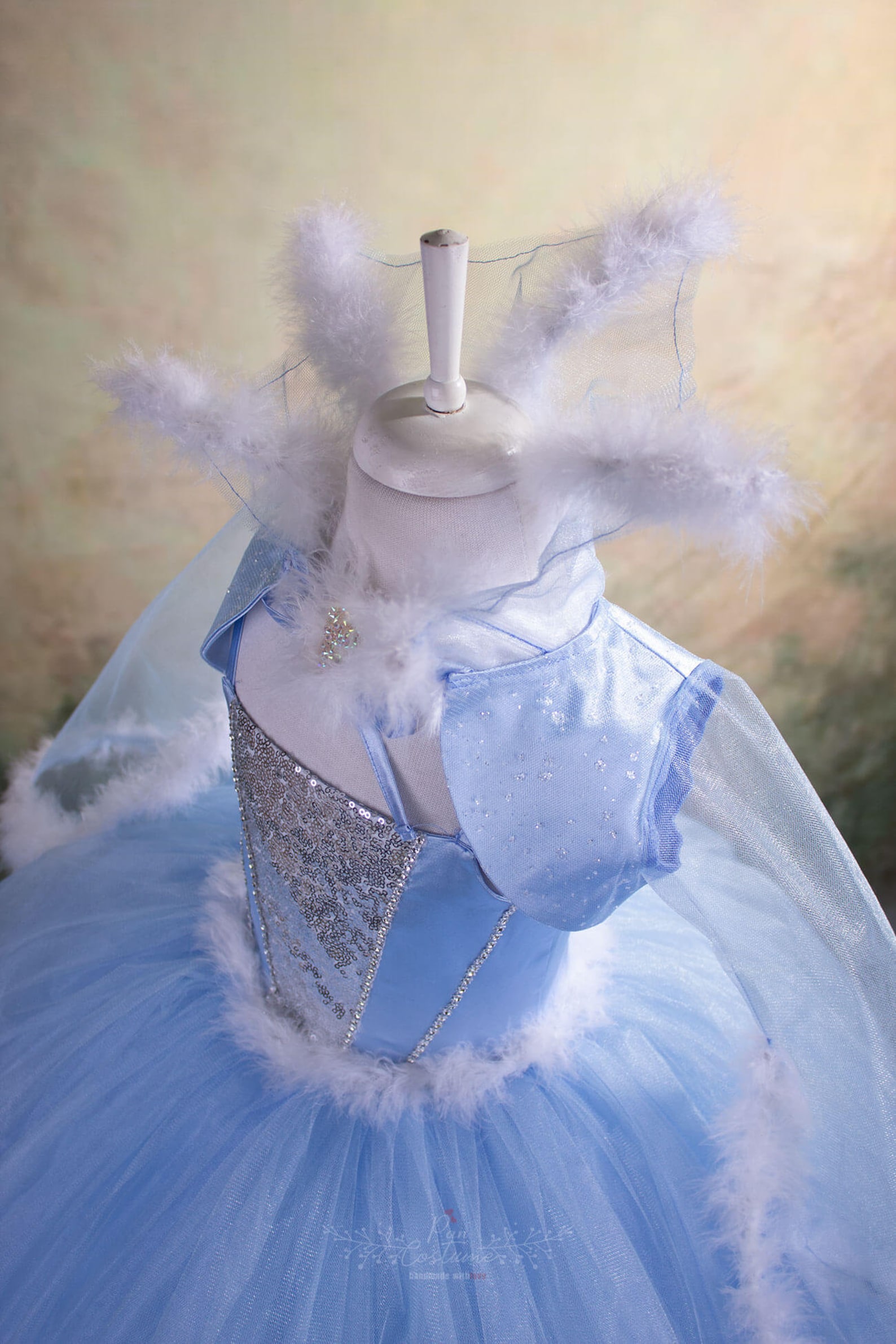 Ice Queen Costume for Girls Halloween Costume Blue Snow - Etsy