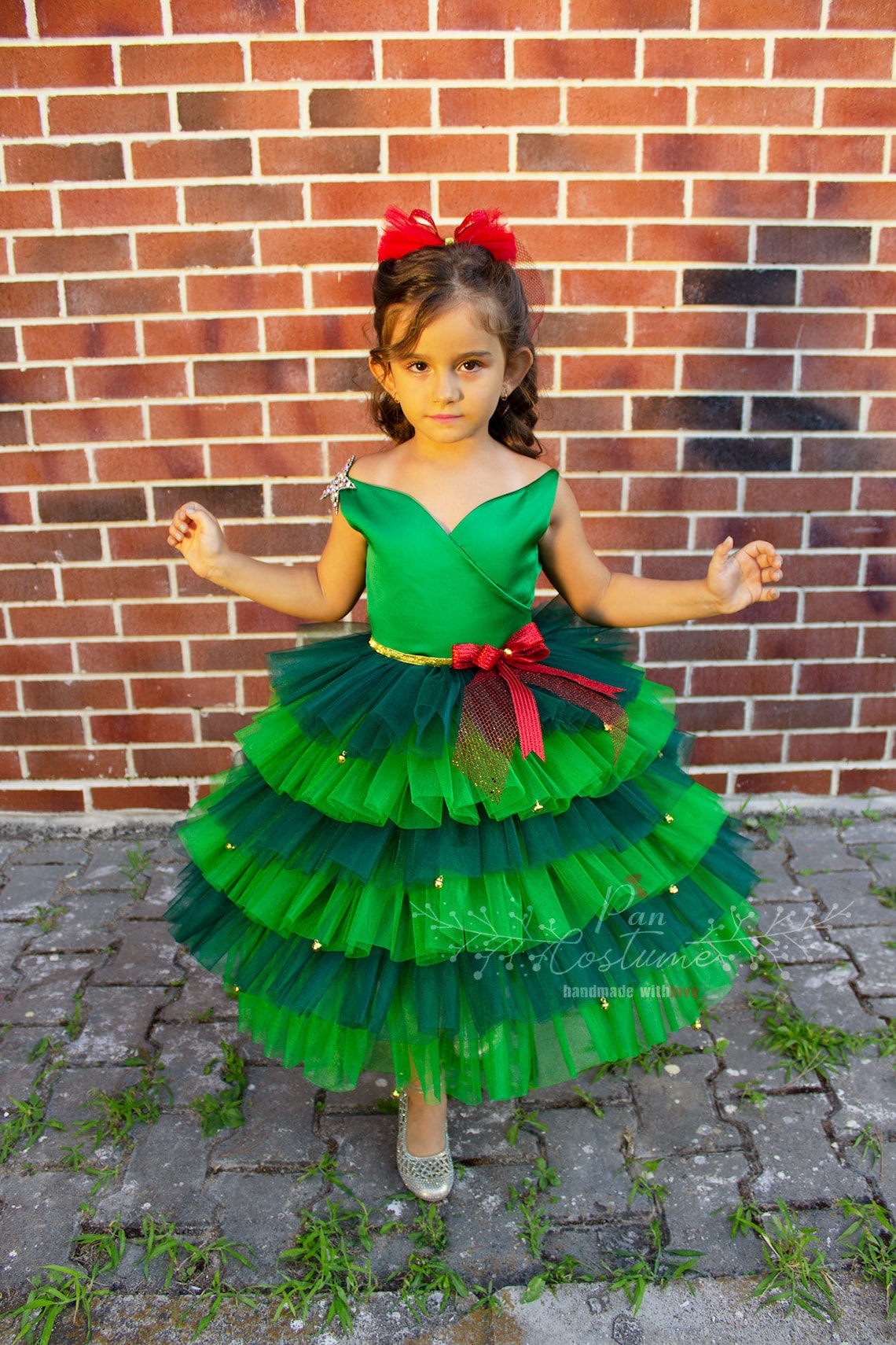 Christmas Party Dress Green Christmas Gowns For Girl Etsy