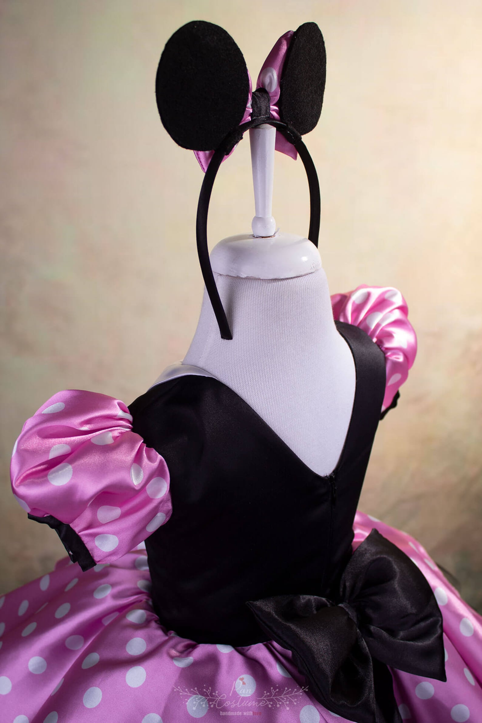 Minnie Mouse Dress and Headpiece Set for Toddlers, Minnie Birthday ...