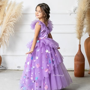 Isabella Encanto Costume, Day of the Dead, Madrigal Dress, Halloween ...