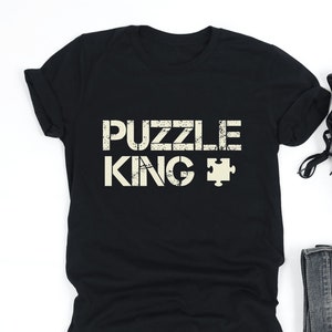 Puzzle King Shirt, Jigsaw Puzzle Shirt, Puzzle Lover Gift, King Shirt ...