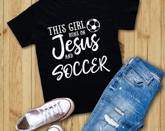 Girls soccer shirt | Etsy
