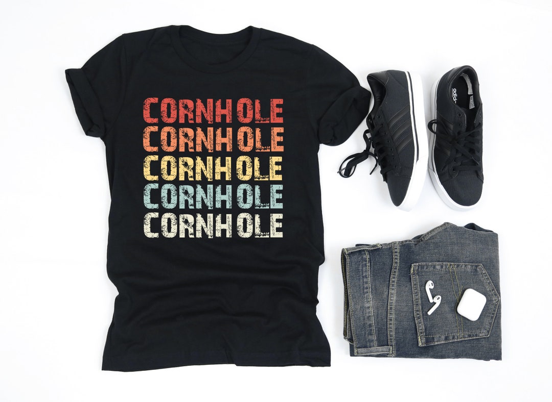 Retro Cornhole Shirt, Cornhole Tshirt, Corn Hole Player Shirt, Corn ...