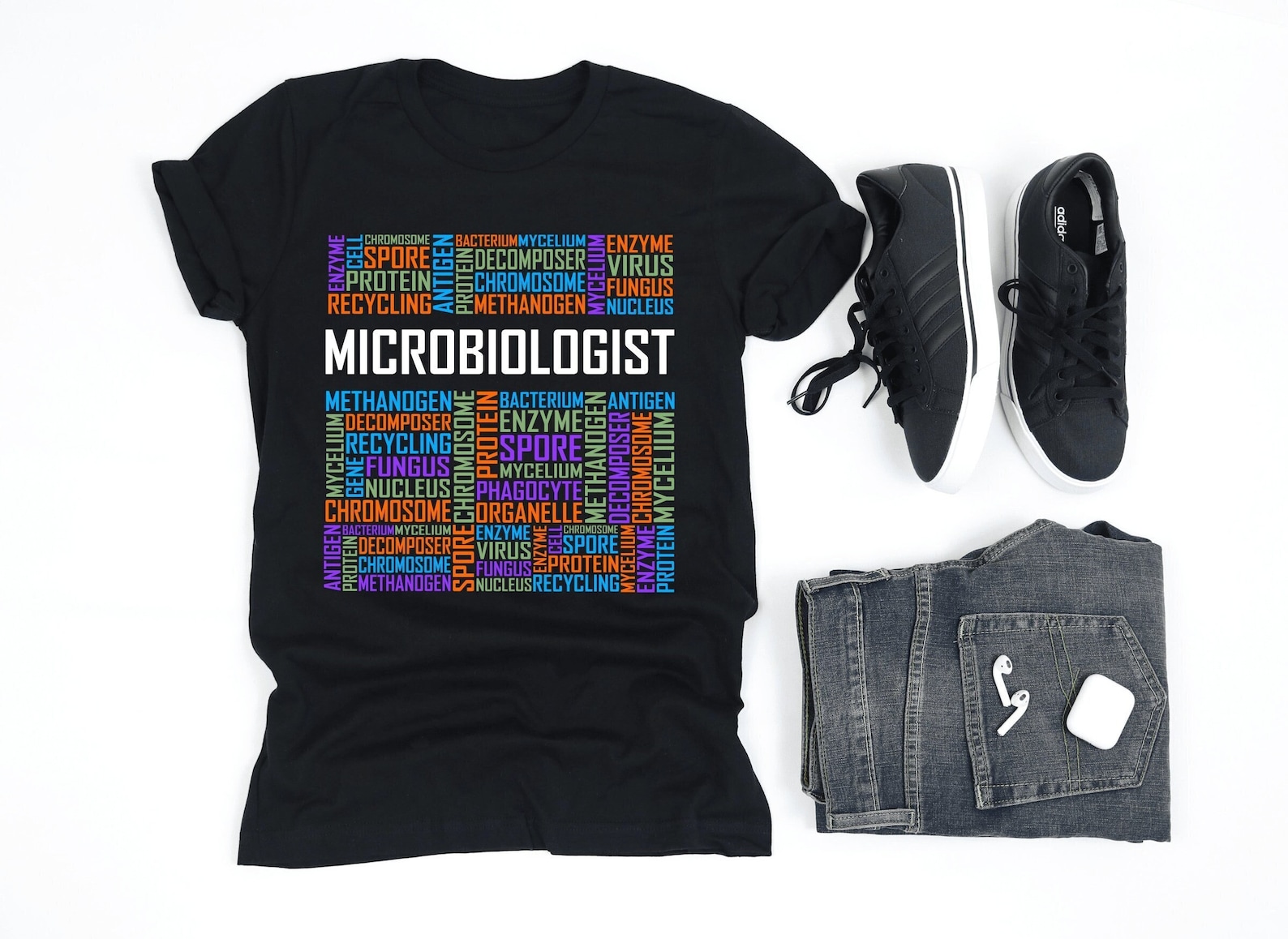 Microbiologist Words Shirt, Microbiologist Shirt, Microbiology Gift ...