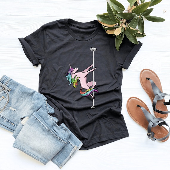 Pole Dancing Unicorn Shirt Pole Dancing Shirt Pole Dancer - Etsy