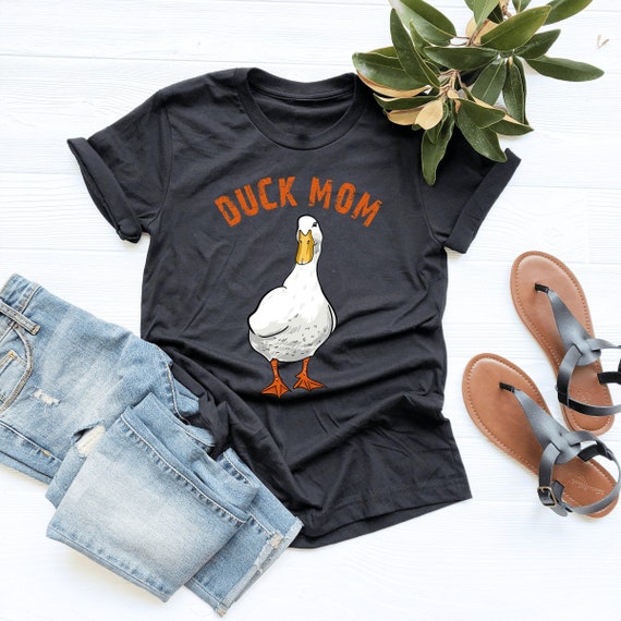 Duck Mom Shirt Duck Lover Gift V-neck Tank Top Sweatshirt | Etsy