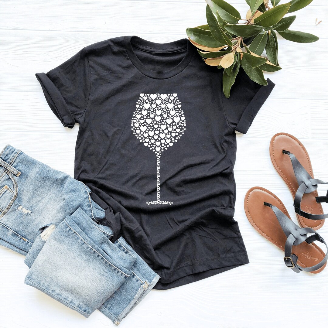 Wine Glass Neon Shirt, Funny Wine Shirt, Wine Connoisseur Sommelier ...