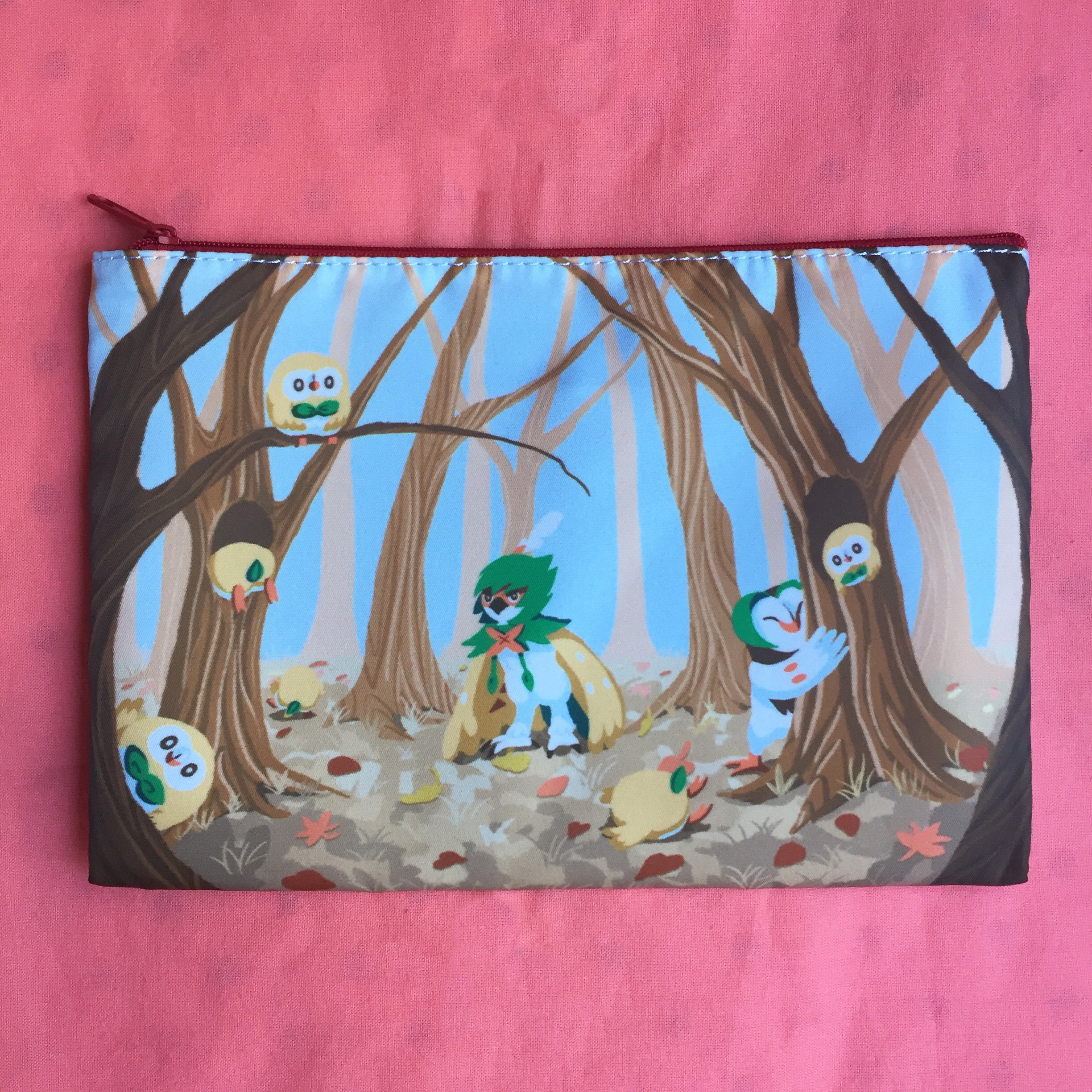 Pokemon Alolan Grass Starter Evolution Zipper Bag Pouch - Etsy