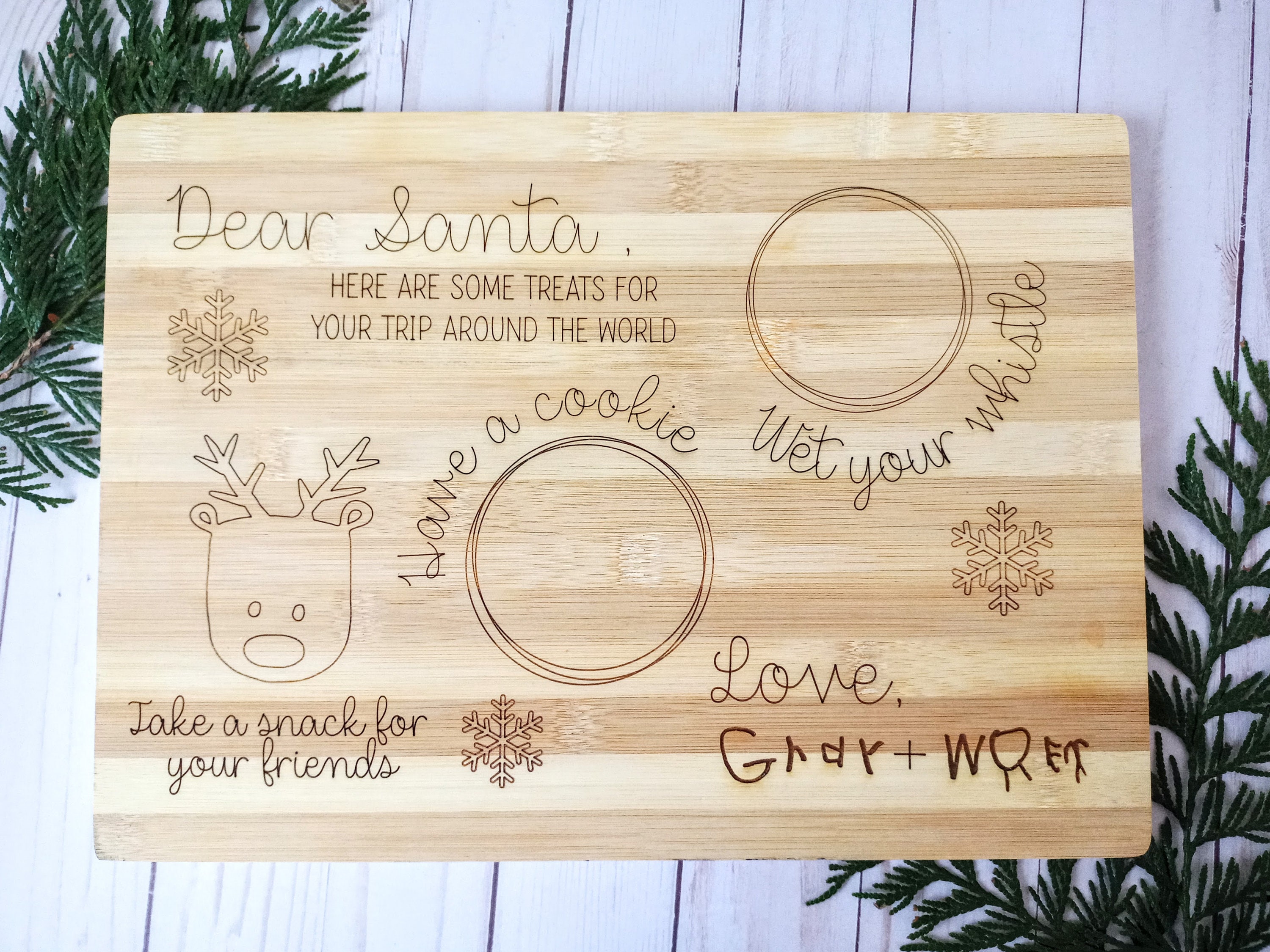 Scorable Santa Tray - SVG Score File - Etsy