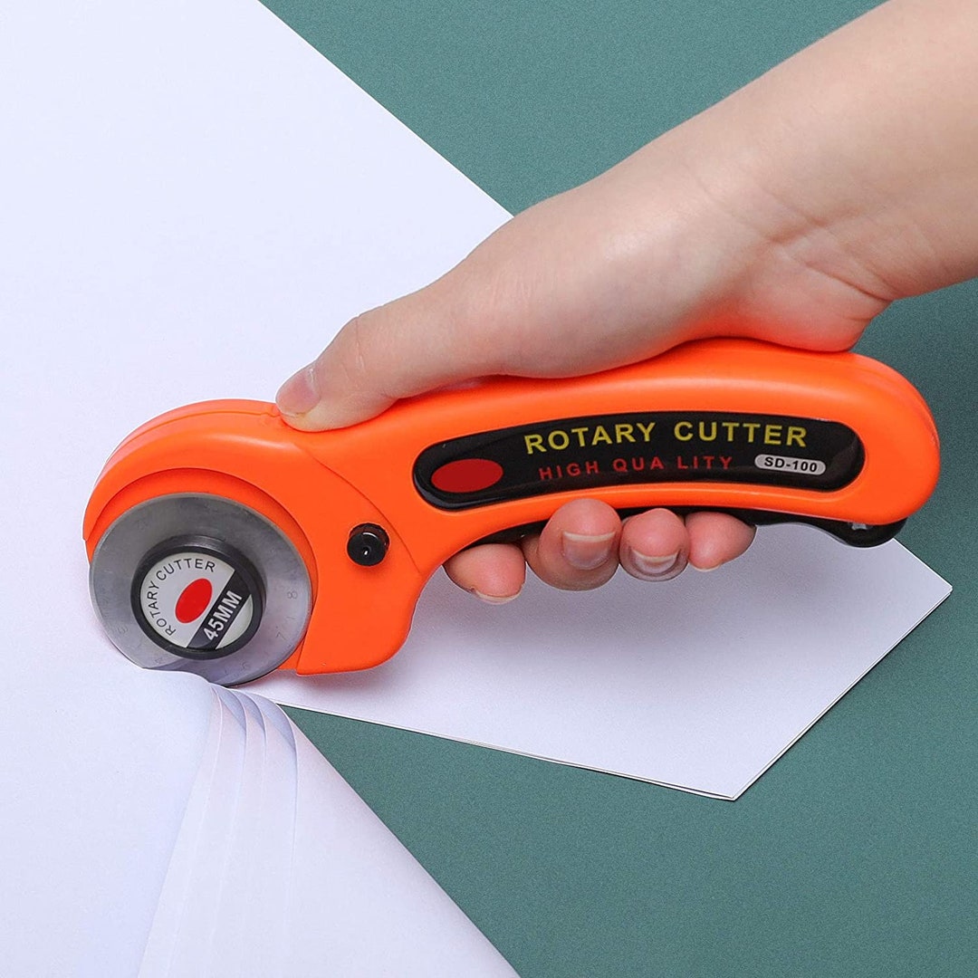 45mm Round Cutters Sewing Rotary Cloth Guiding Cutting Machine Quilters ...