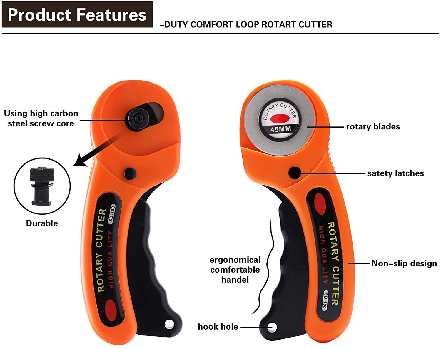 45mm Round Cutters Sewing Rotary Cloth Guiding Cutting Machine - Etsy