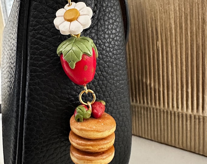 Blueberry Pancakes Purse Charm - Etsy