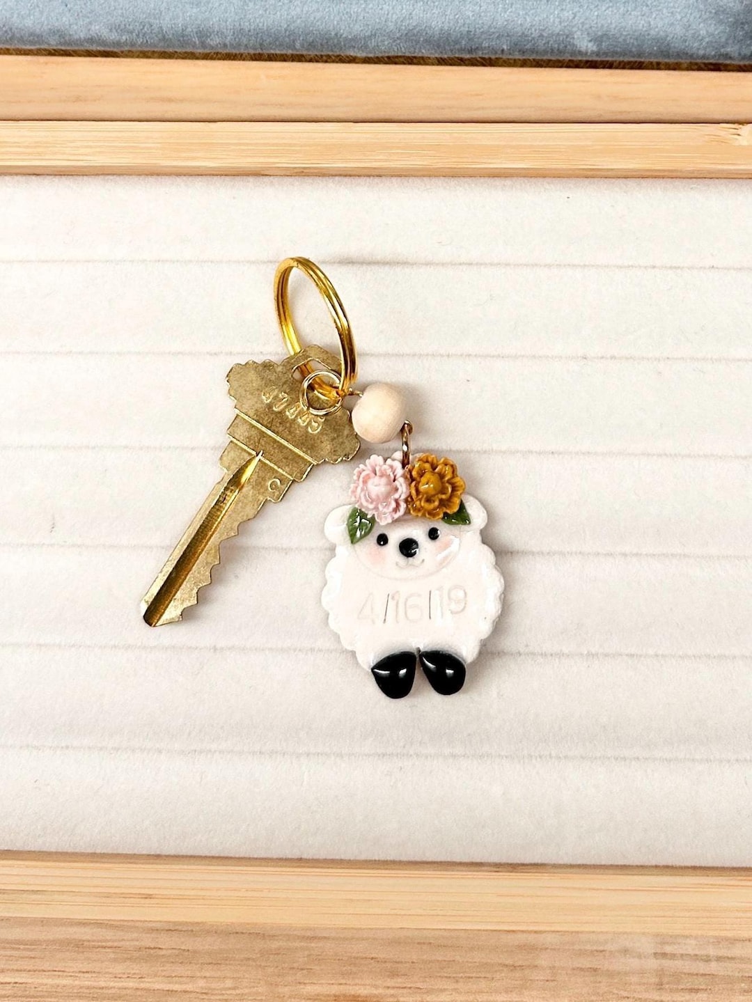 JW Sheep Keychain - Etsy