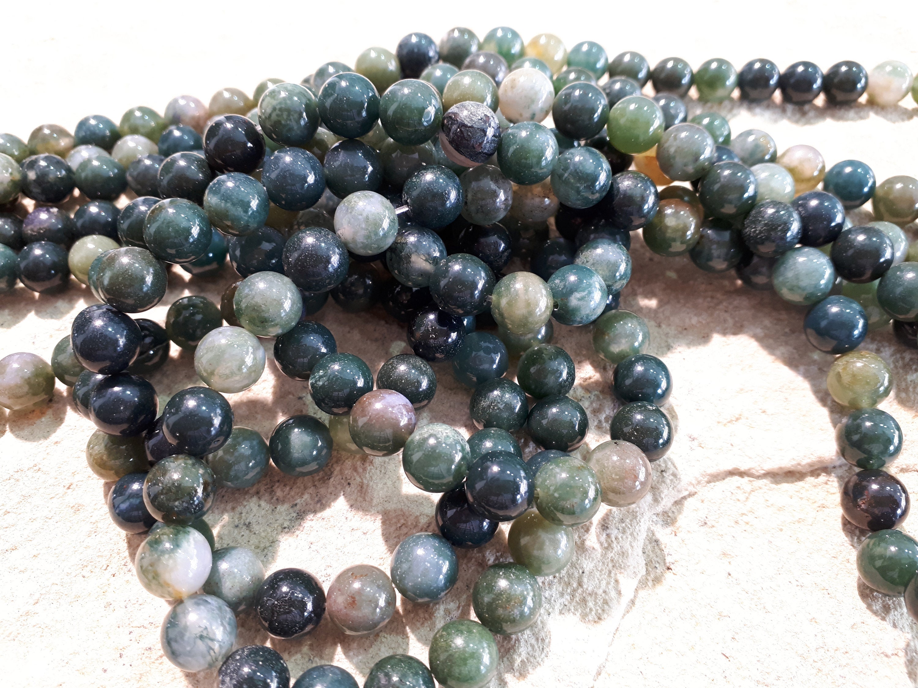 Jewelry Making & Beading white jade strand 8 mm Quantity discounts ...