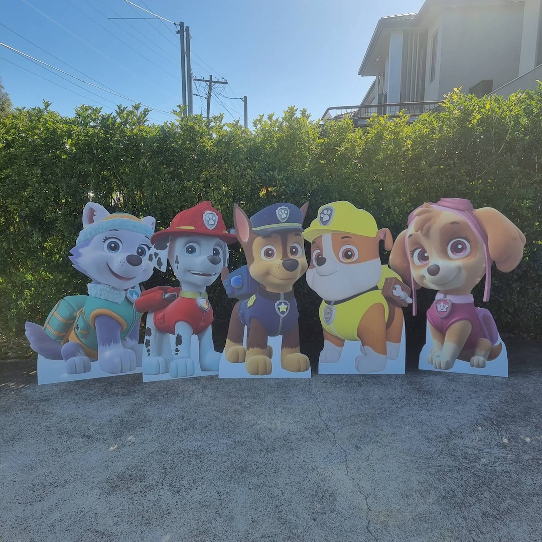 Paw Patrol Custom Character Cut Outs CHOOSE YOUR CHARACTER - Etsy