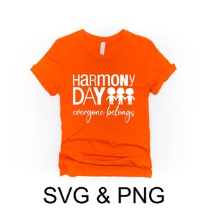 Harmony Day Design SVG PNG Harmony Day Shirt Design Everyone Belongs ...