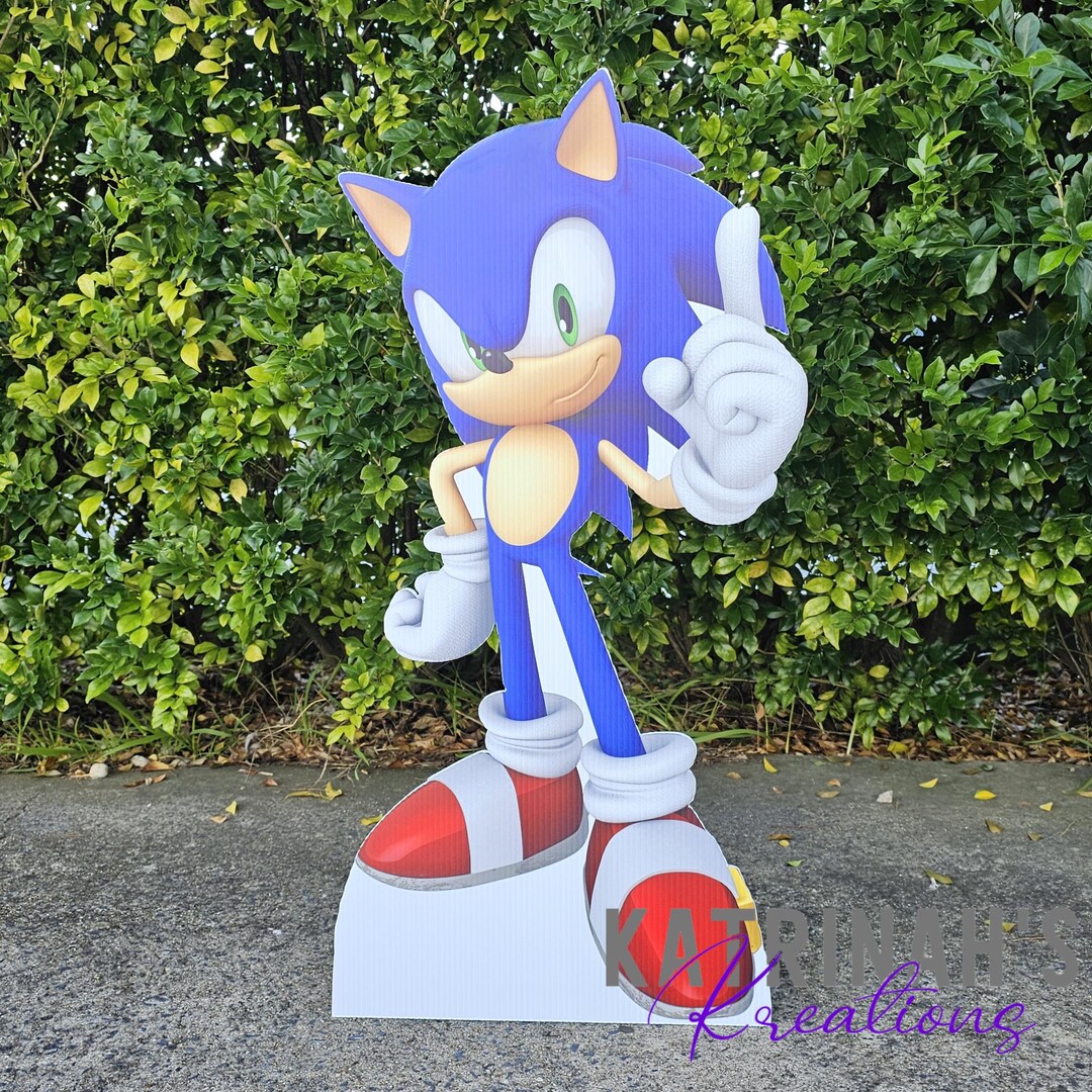 Sonic the Hedgehog Cut Outs Standees Birthday Decor - Etsy Australia