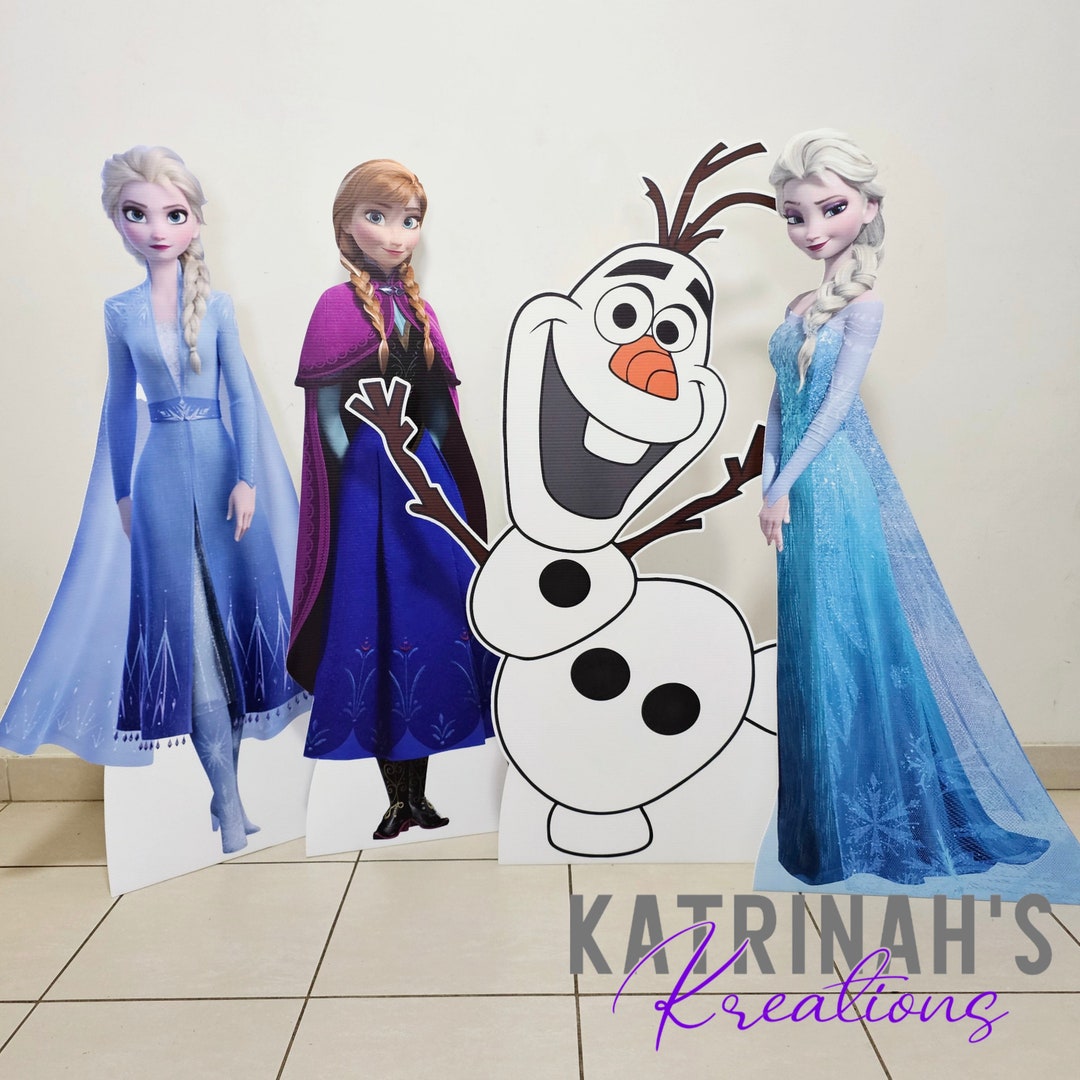 Frozen Custom Character Cut Outs - CHOOSE YOUR CHARACTER - Elsa Anna ...