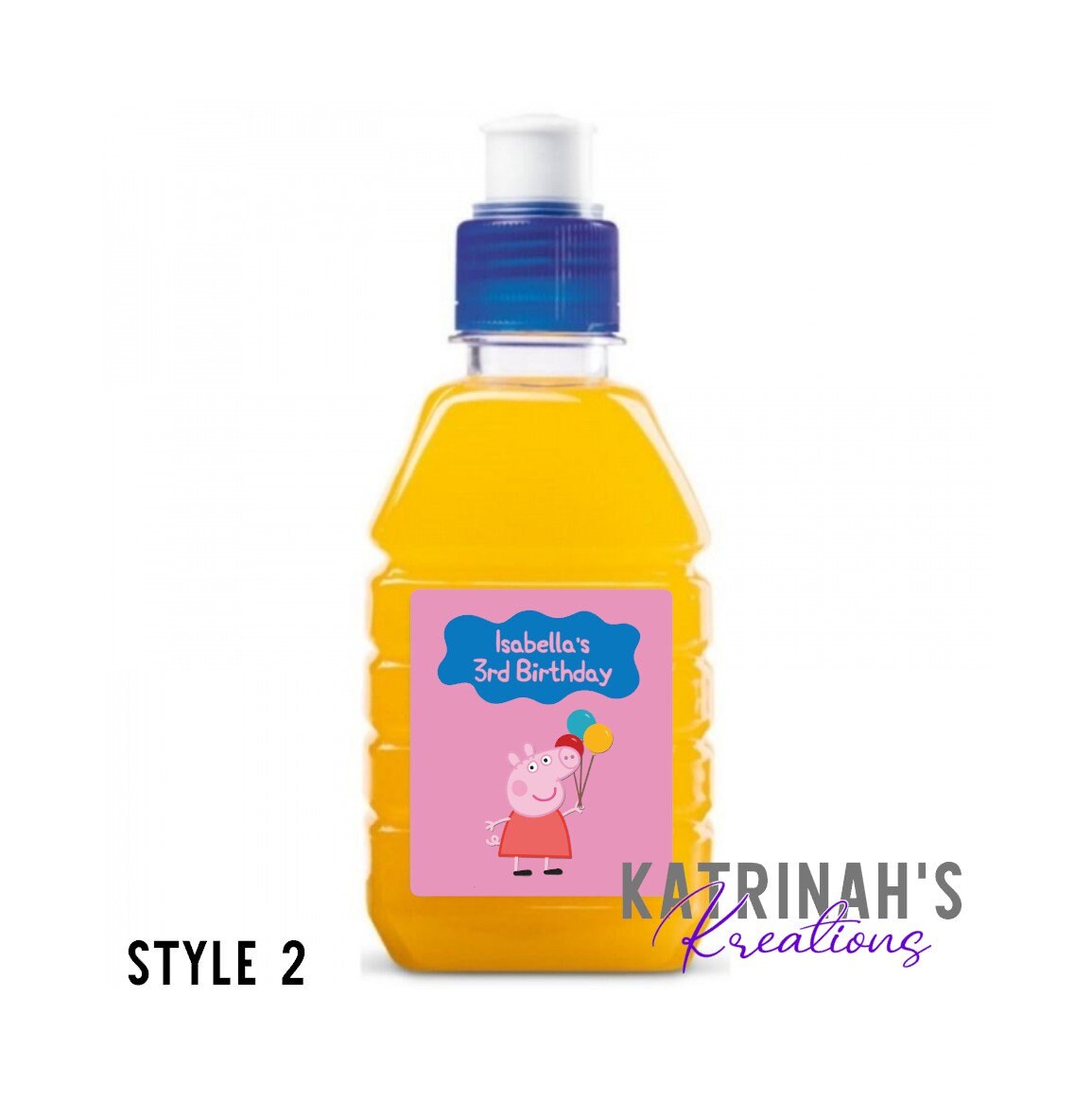 16x PRINTED Waterproof Pop Top Labels Peppa Pig - Etsy Australia