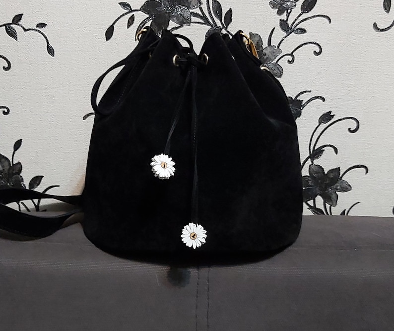 Suede Bag for Women Crossbody Bucket Bag Genuine Suede - Etsy