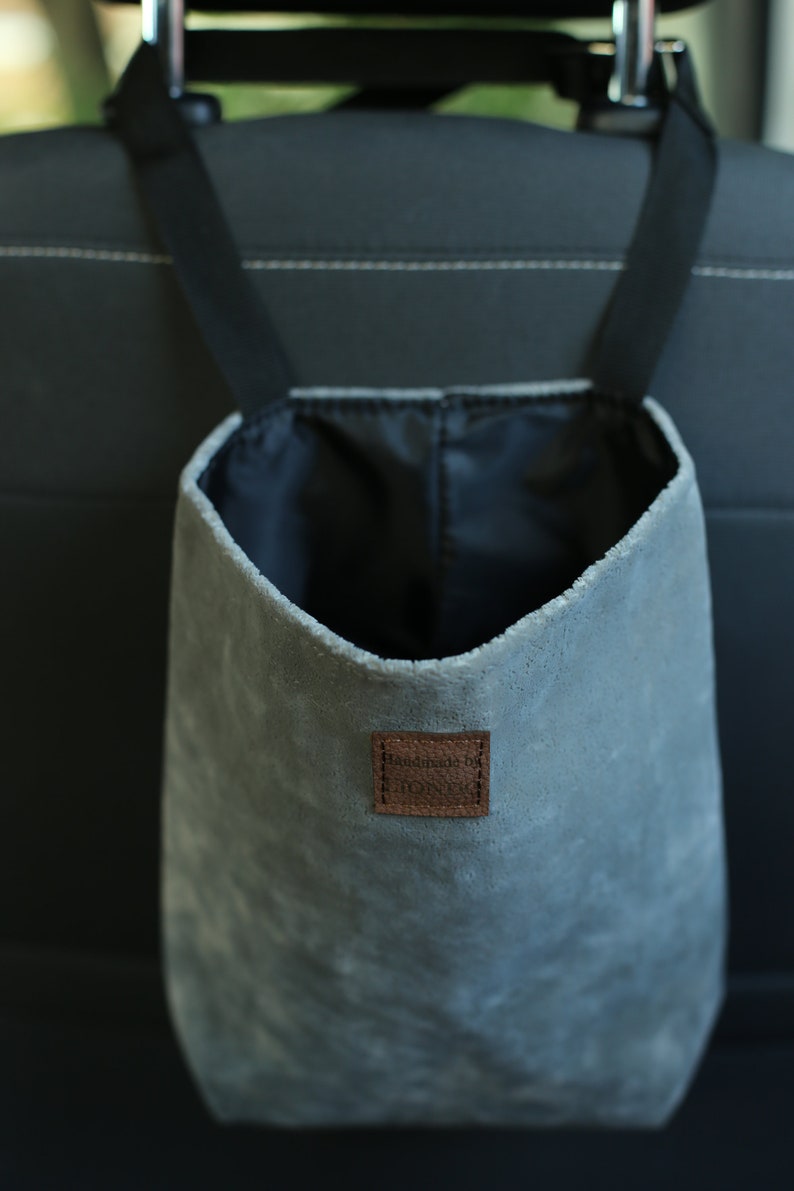 Waterproof Reusable Car Trash Bag , Car Garbage Bag, Headrest Garbage ...