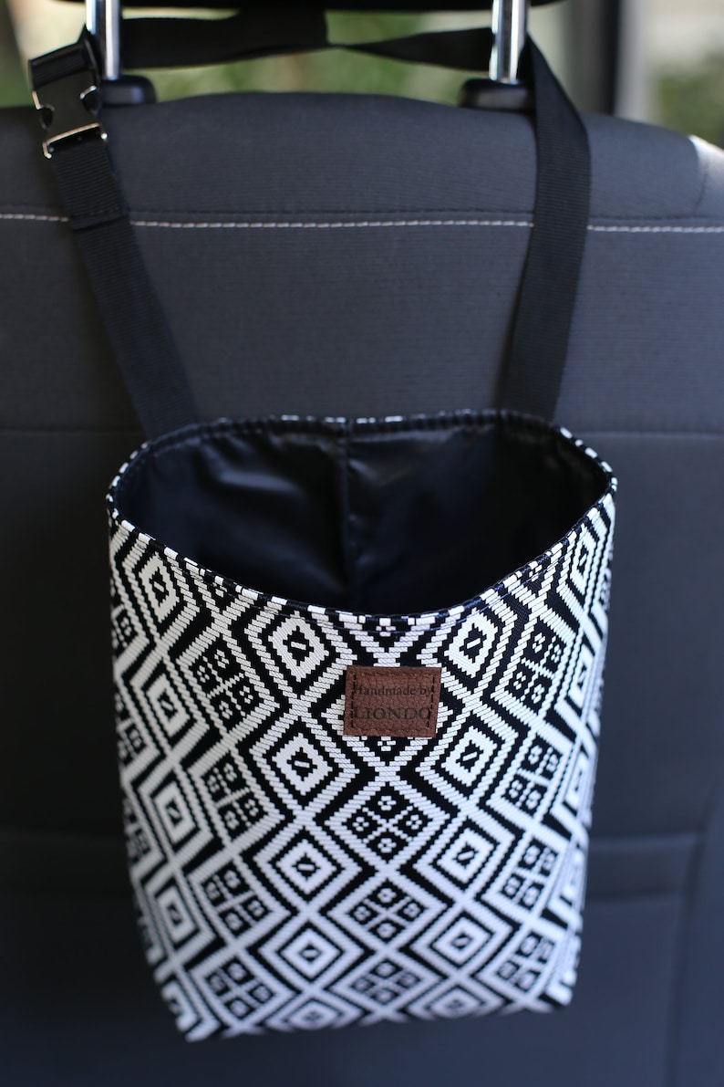 Waterproof Reusable Car Trash Bag , Car Garbage Bag, Headrest Garbage ...