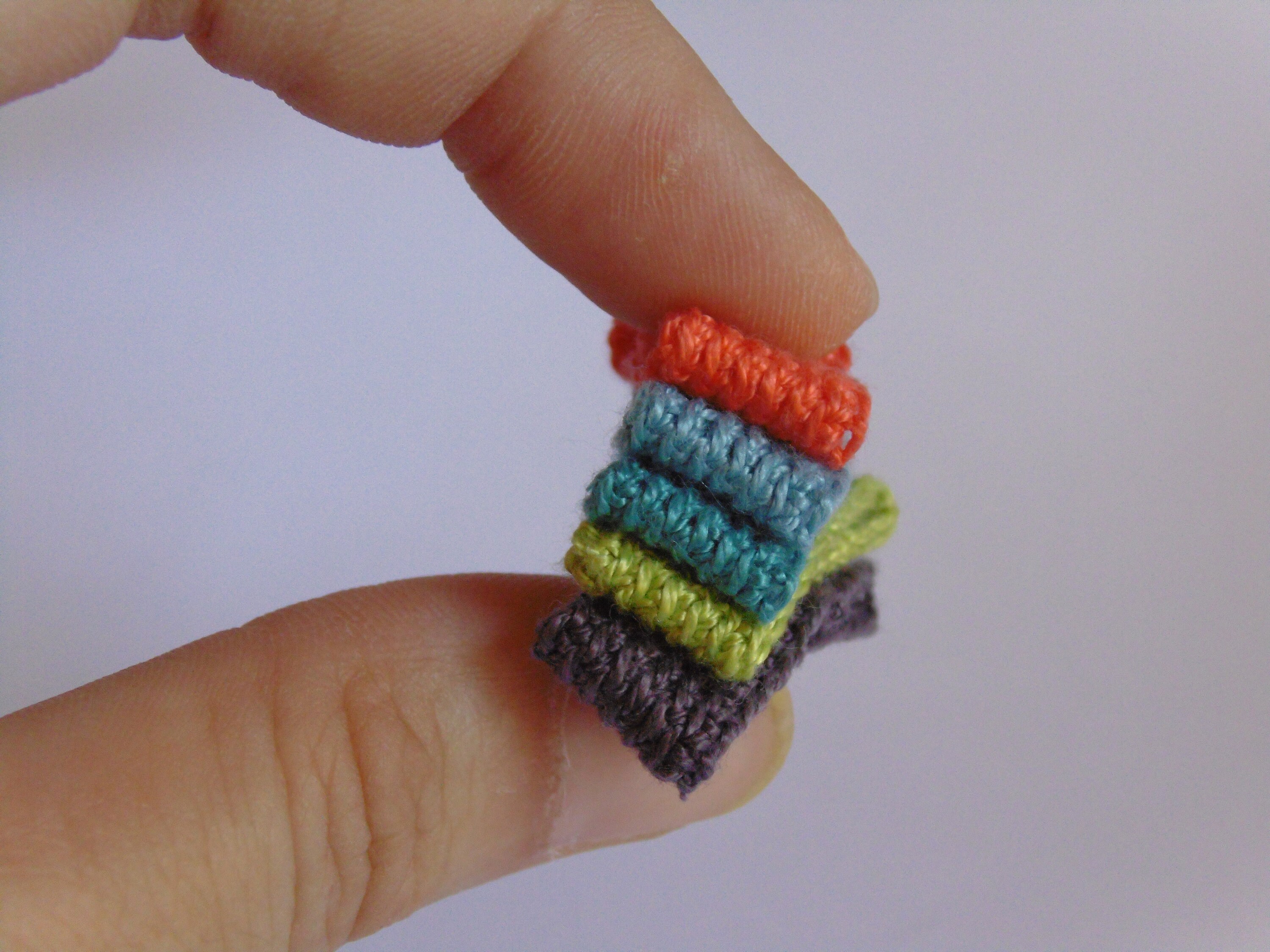 Crochet Rings Finger Bands Antiallergenic Rings Textile - Etsy