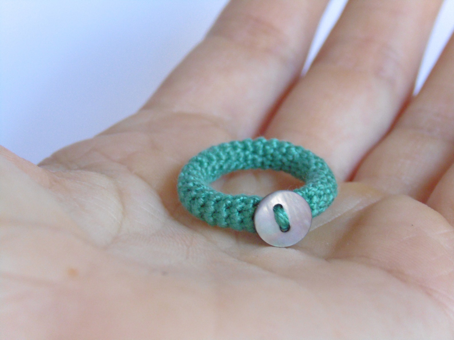 Crochet rings Woven rings Textile jewelry Boho rings | Etsy