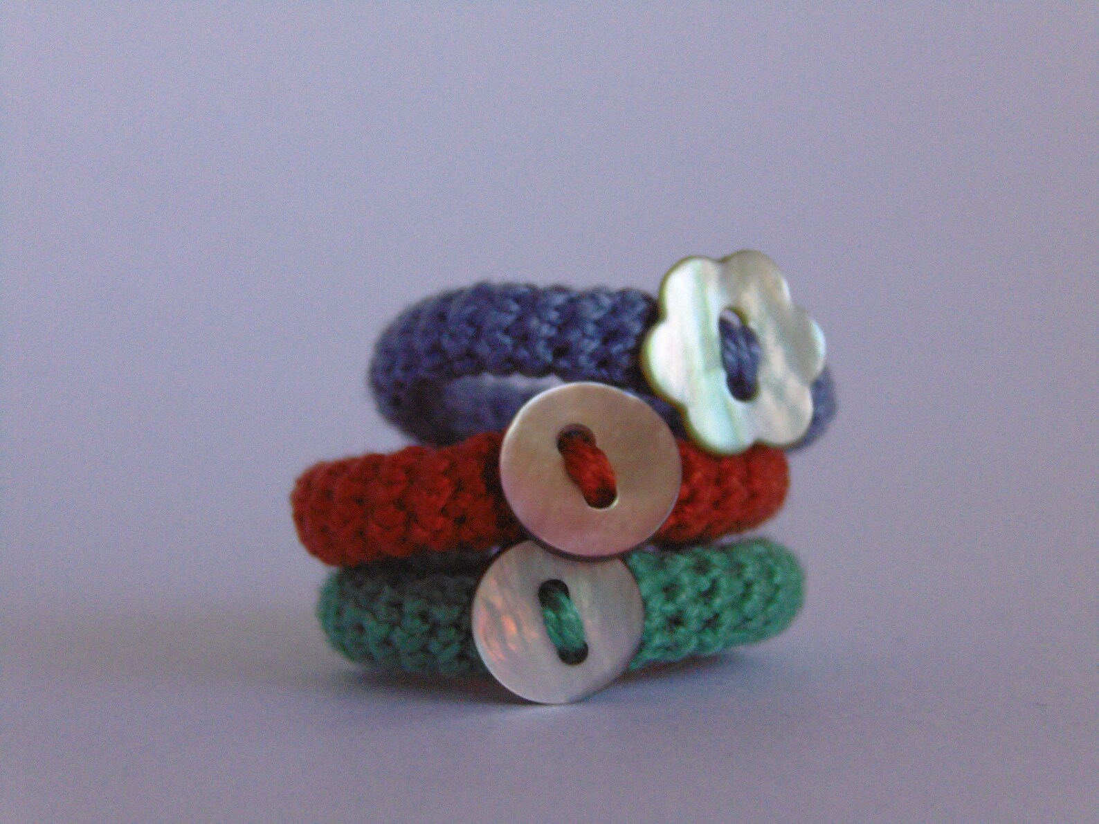 Crochet rings Woven rings Textile jewelry Boho rings | Etsy