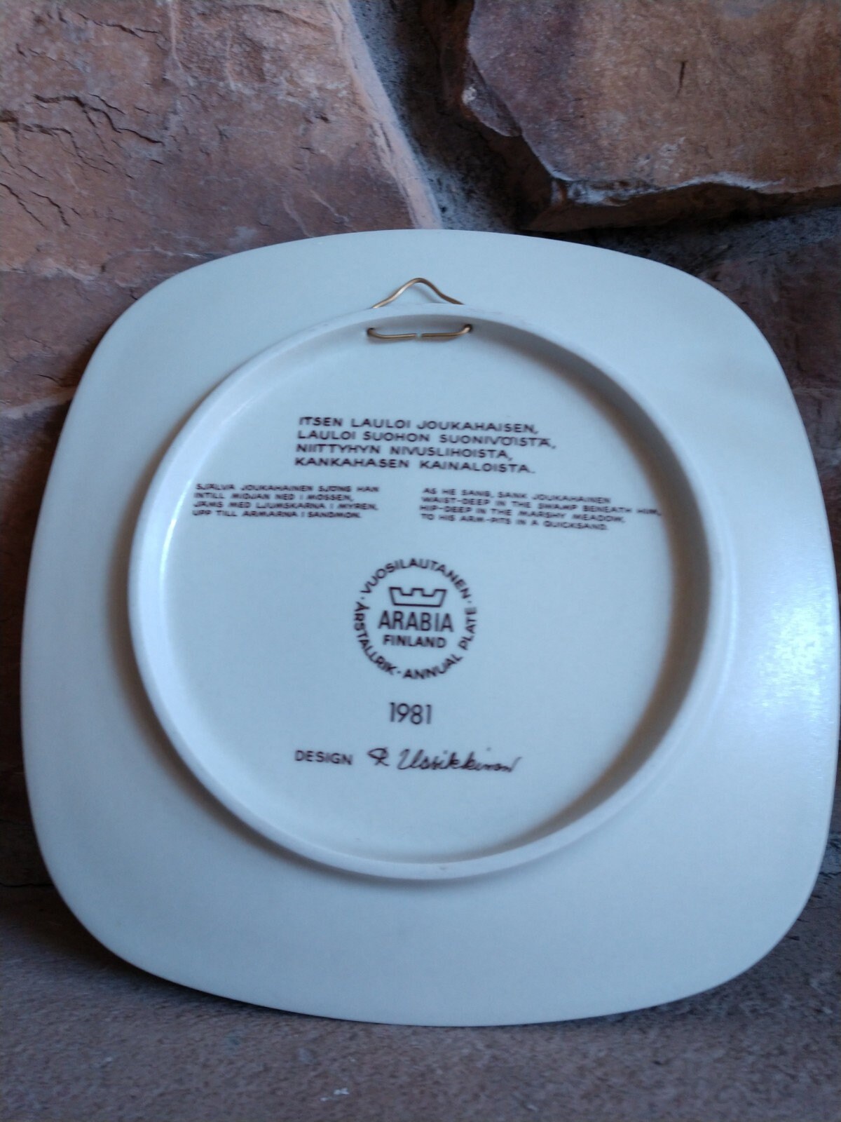 Arabia Finland Plates, Dishes, Wall Decor-1981, 1983 Vintage ...