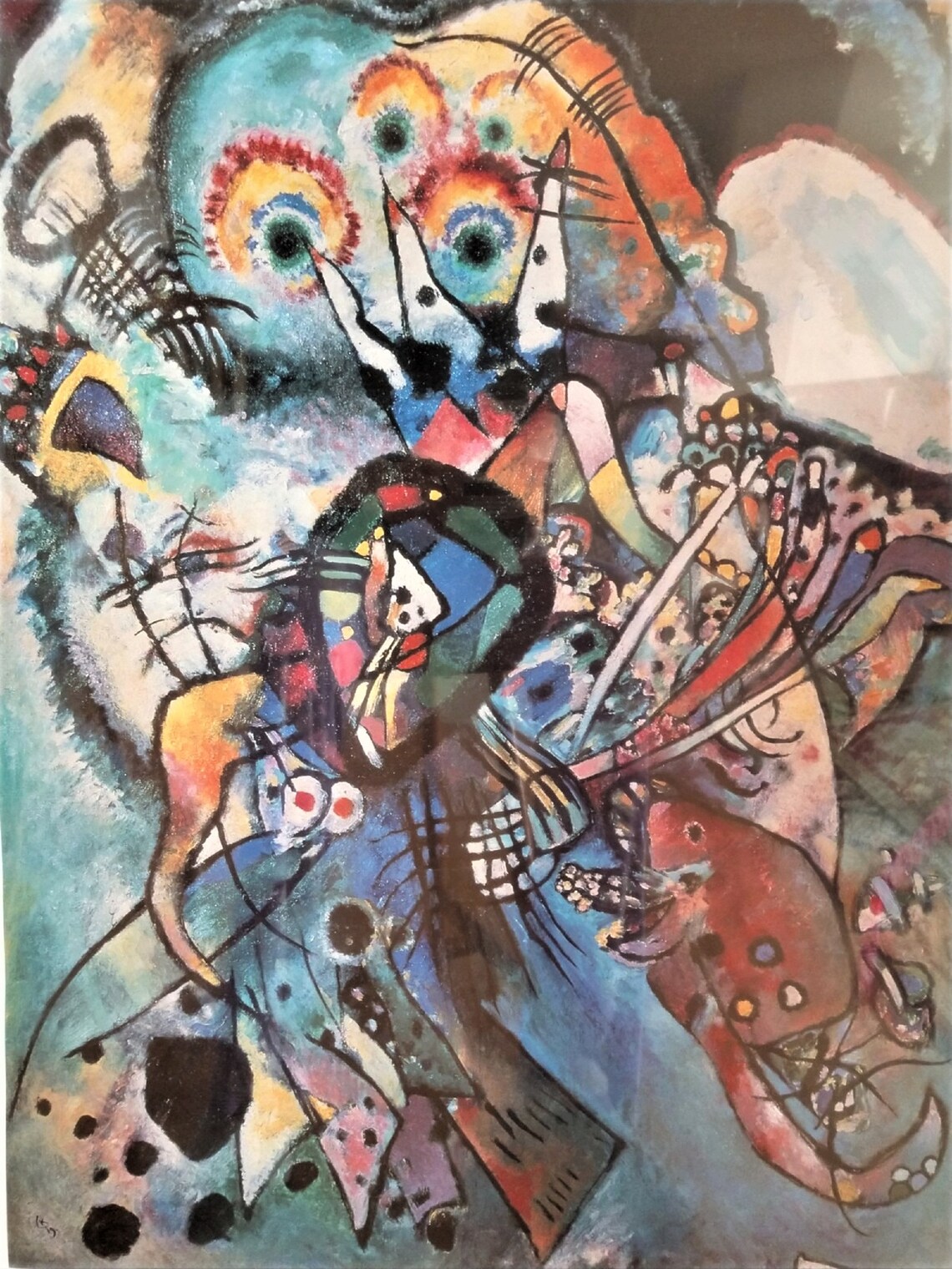 Wassily Kandinsky Two Ovals, a 1919 Work 1990 Lithograph Poster by ...